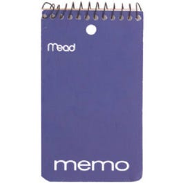 Wirebound Memo Book, White, 3 x 5-In., 60-Ct. - Miami, FL - Baro Hardware