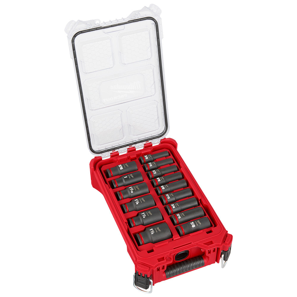 SHOCKWAVE™ Impact Duty™ Socket 1/2” Dr 15PC SAE PACKOUT™ Set - Miami ...