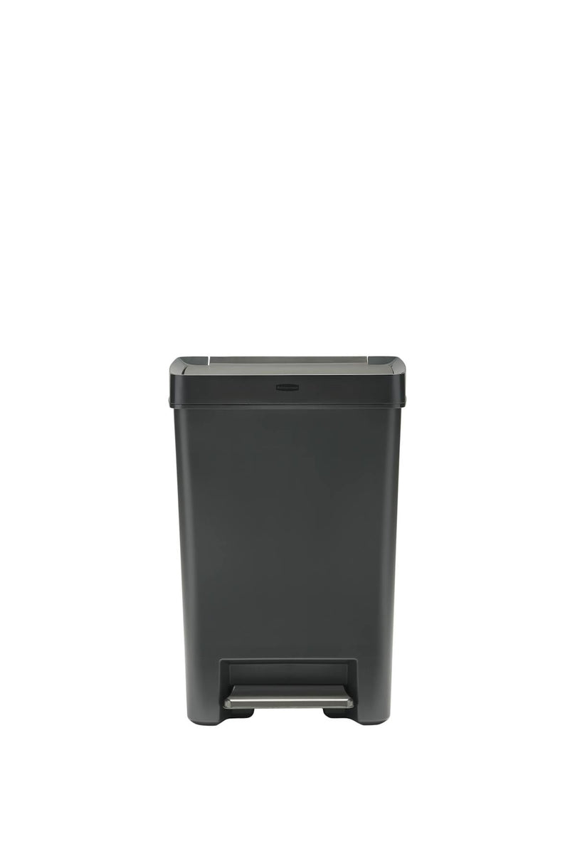 Rubbermaid Premier® Series II Step-On Trash Can (12.4-Gallon Charcoal ...