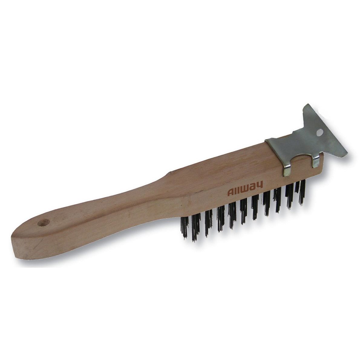 Allway Tools (WBS411) Wood Handle Wire Brush - Miami, FL - Baro Hardware