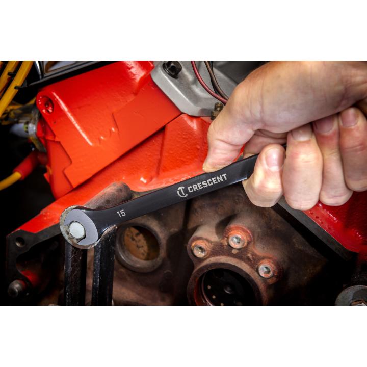 Crescent Wiss 12 Point Long Pattern Combination Metric Wrench Set ...