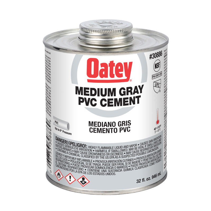Oatey® Medium Gray PVC Cement - Miami, FL - Baro Hardware