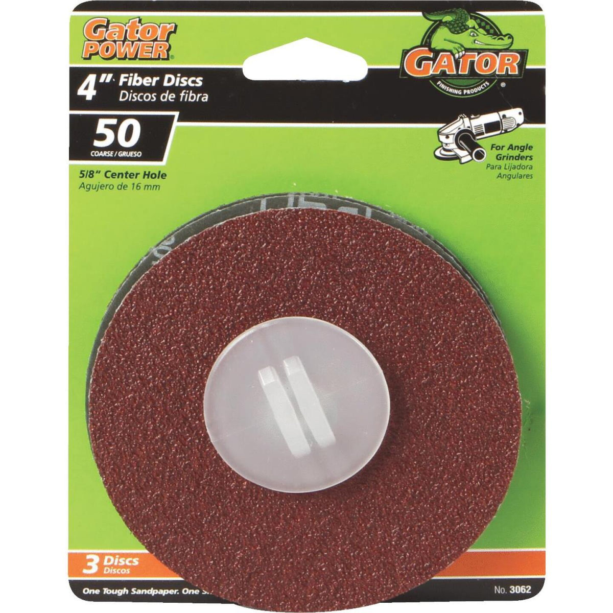 Gator 4 In. 50 Grit Fiber Disc (3-Pack) - Miami, FL - Baro Hardware