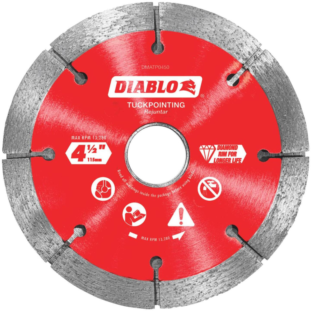 Diablo 4-1/2 In. Tuck Point Rim Dry/Wet Diamond Blade - Miami, FL ...