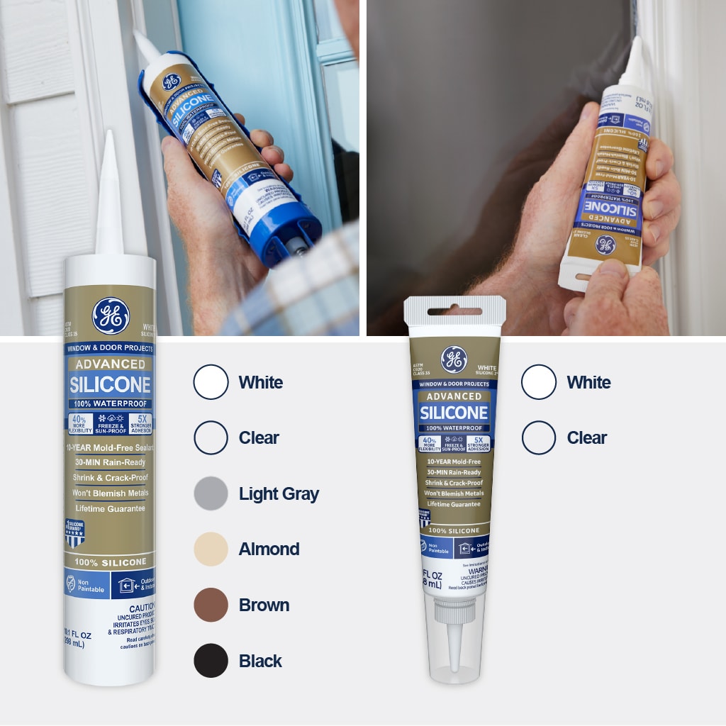 GE Advanced Silicone 2® Window & Door Sealant Clear, 2.8 Oz - Miami, FL ...